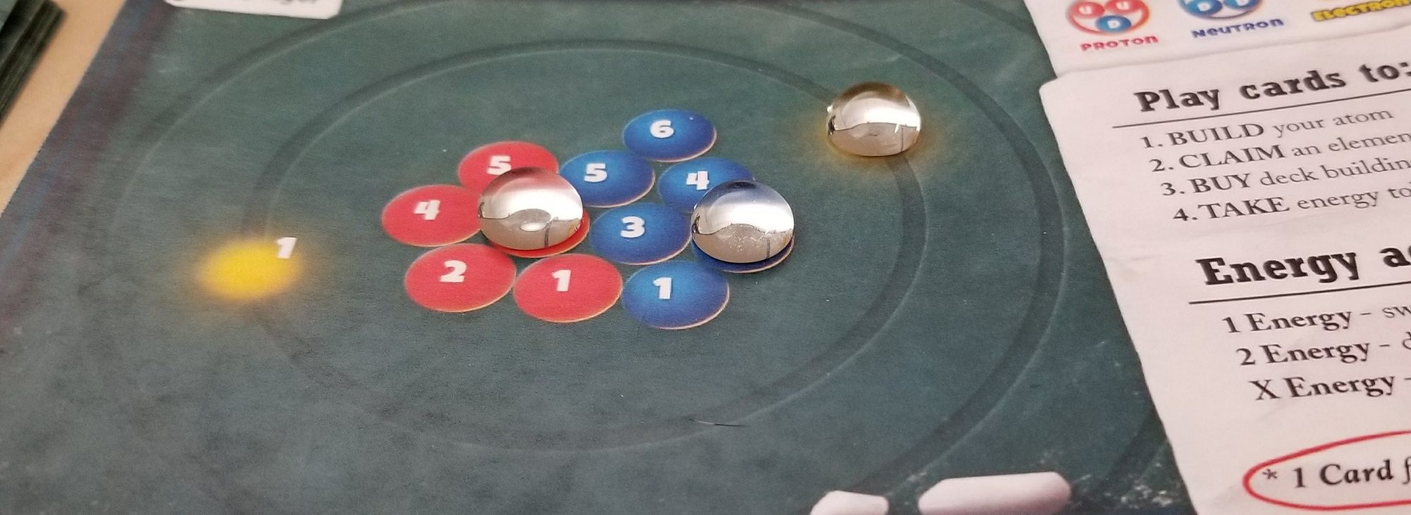 Subatomic: An Atom Building Game Review – Meeple Mountain