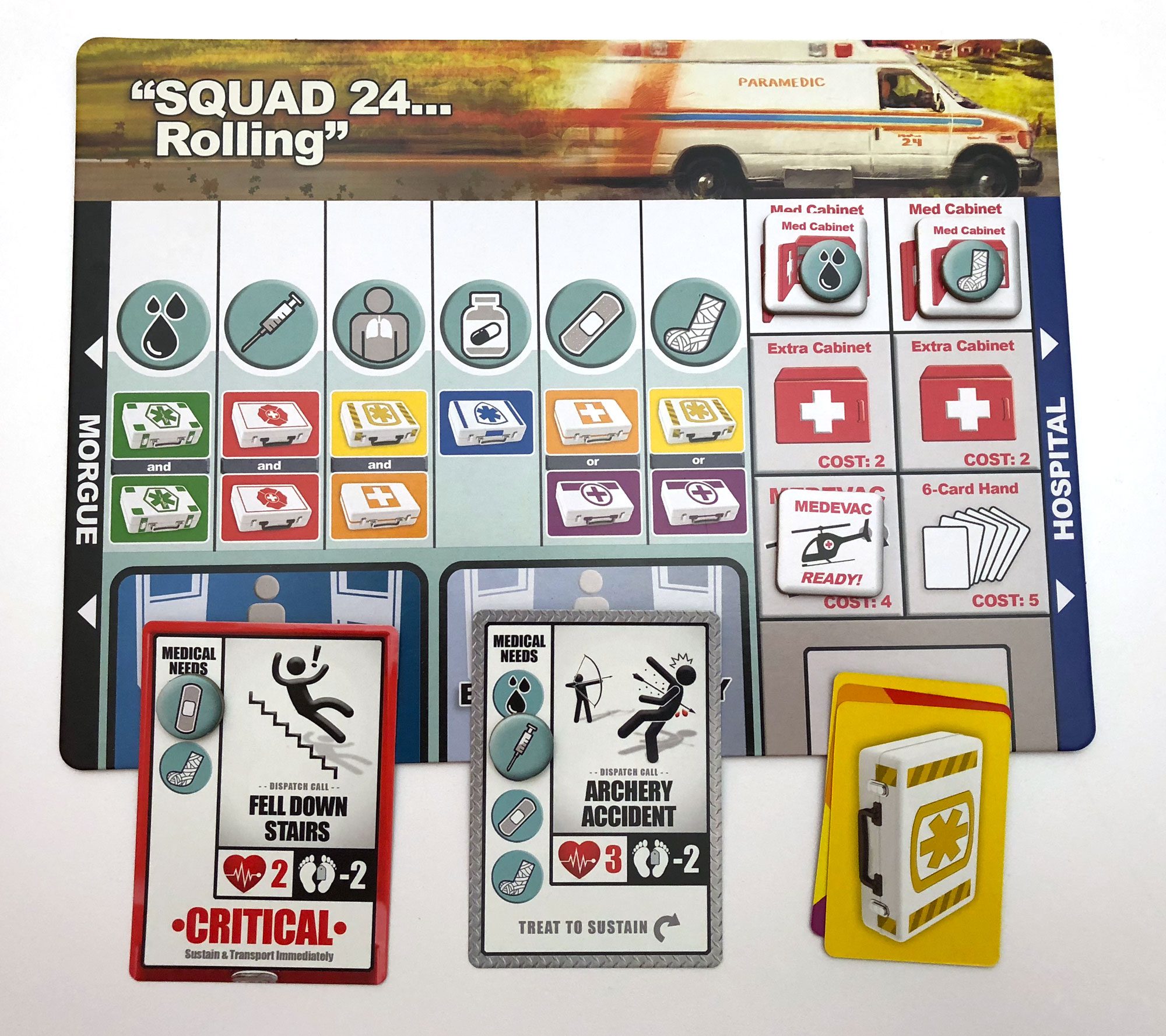 Paramedics: Clear! Game Review – Meeple Mountain