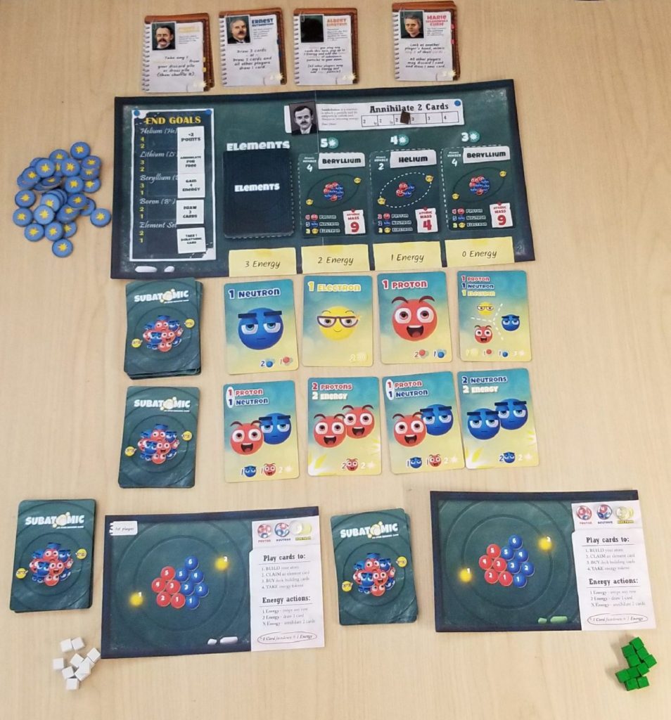 Subatomic: An Atom Building Game Review – Meeple Mountain