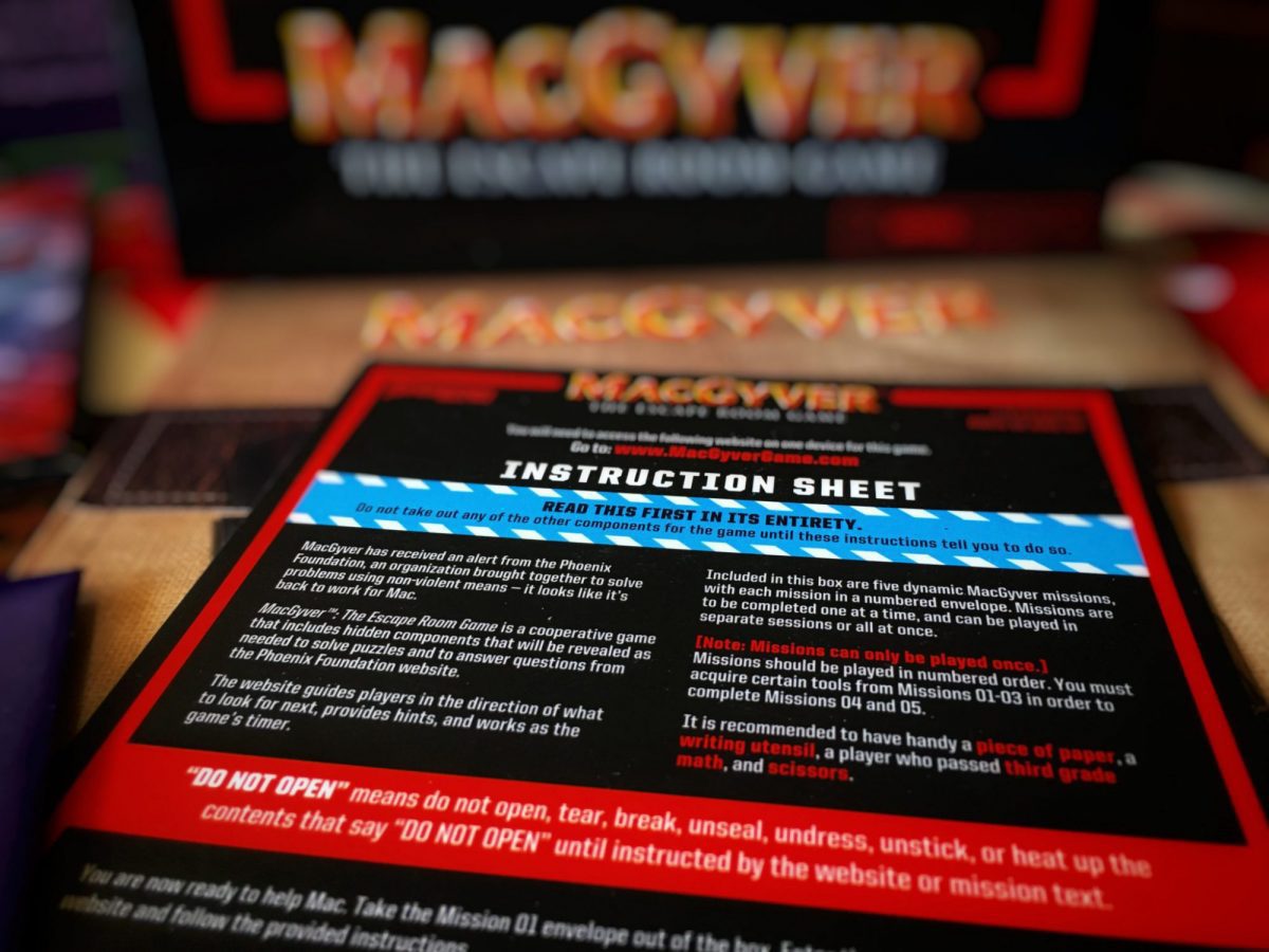 MacGyver: The Escape Room Game Review – Meeple Mountain