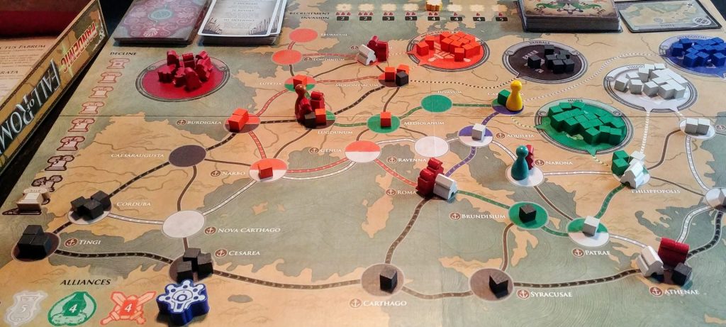 Pandemic: Fall of Rome Game Review – Meeple Mountain