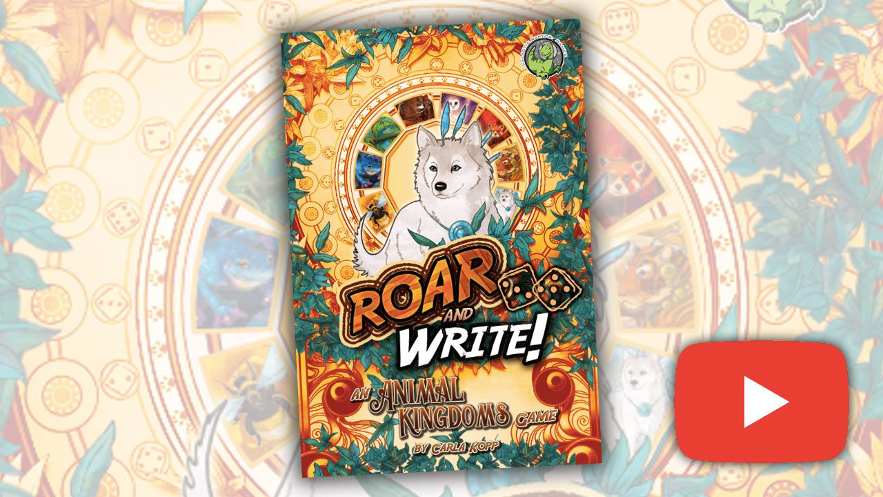 Roar and Write! Game Video Review – Meeple Mountain