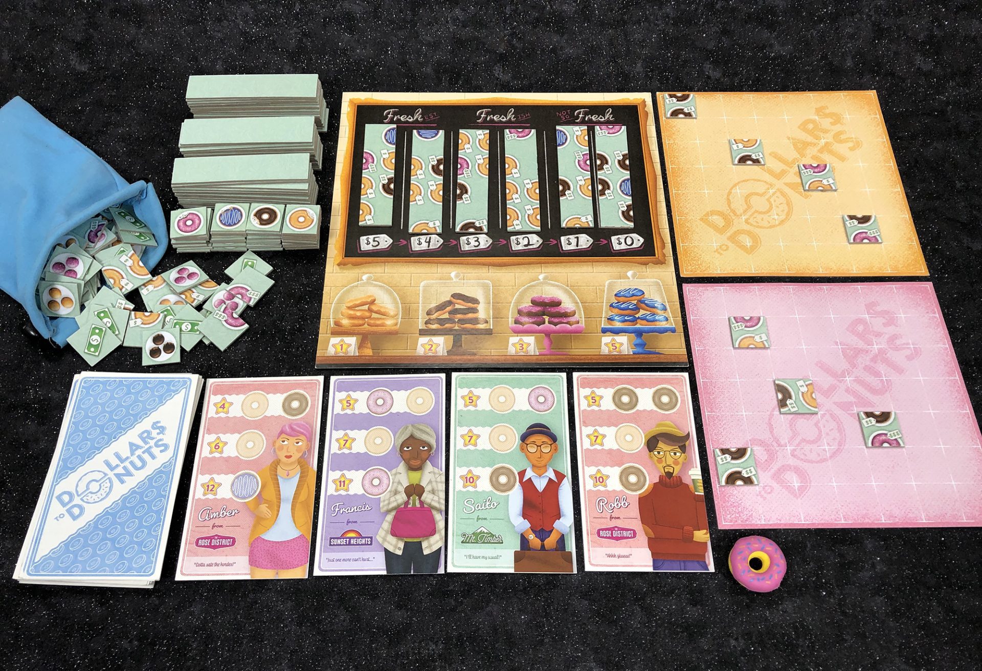 Dollars to Donuts Game Review – Meeple Mountain