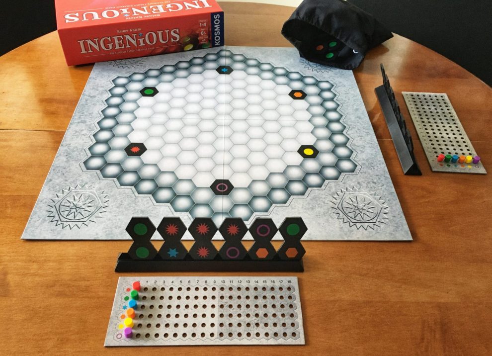 Ingenious Game Review – Meeple Mountain