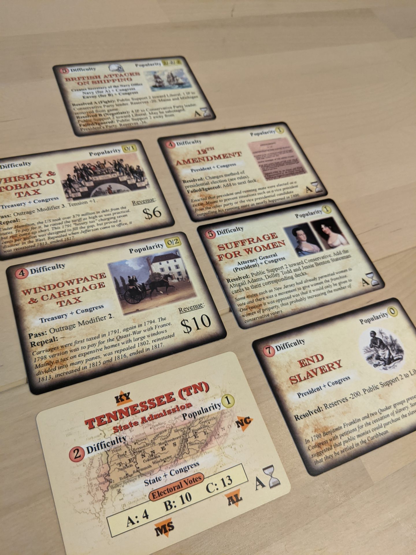 Founding Fathers Game Review – Meeple Mountain