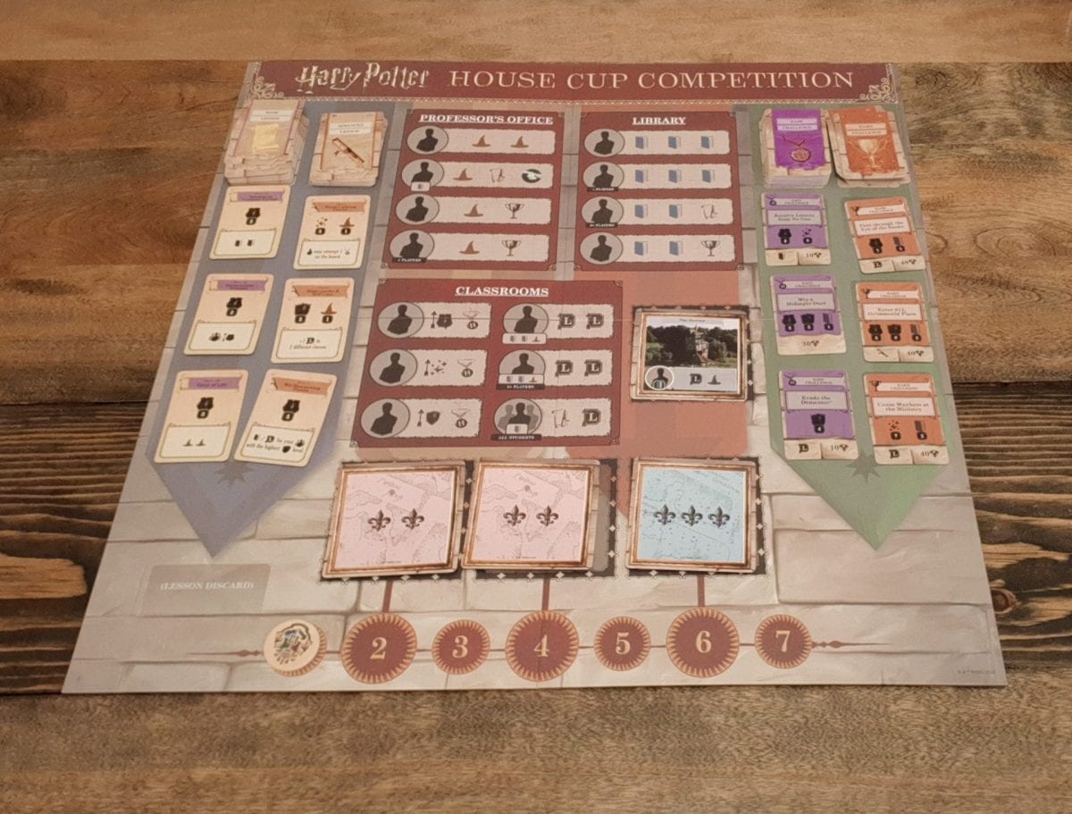 Harry Potter: House Cup Competition Game Review – Meeple Mountain