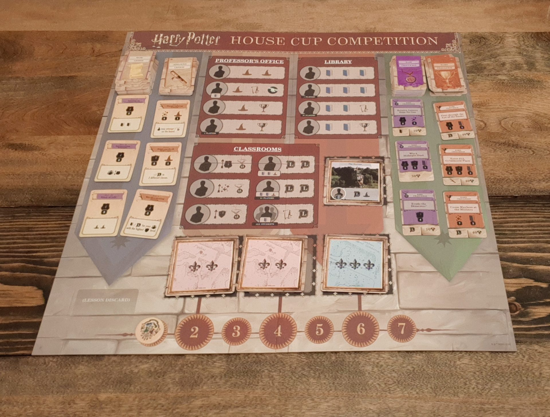 Harry Potter: House Cup Competition Game Review – Meeple Mountain