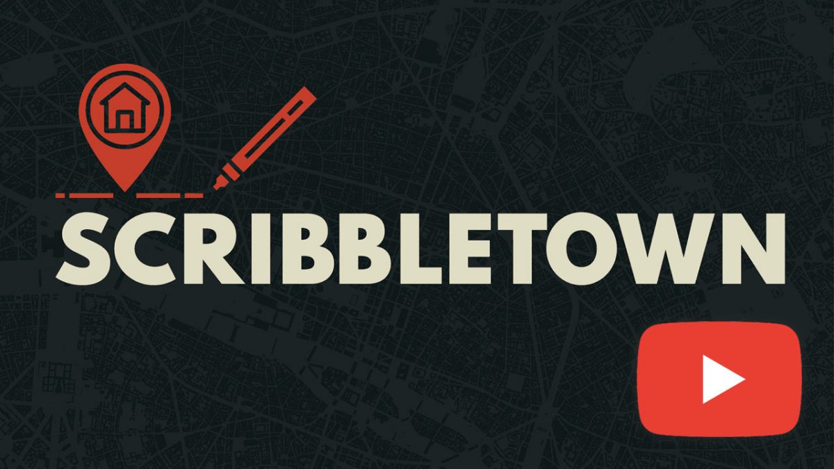 Scribbletown Game Video Review & Unboxing – Meeple Mountain