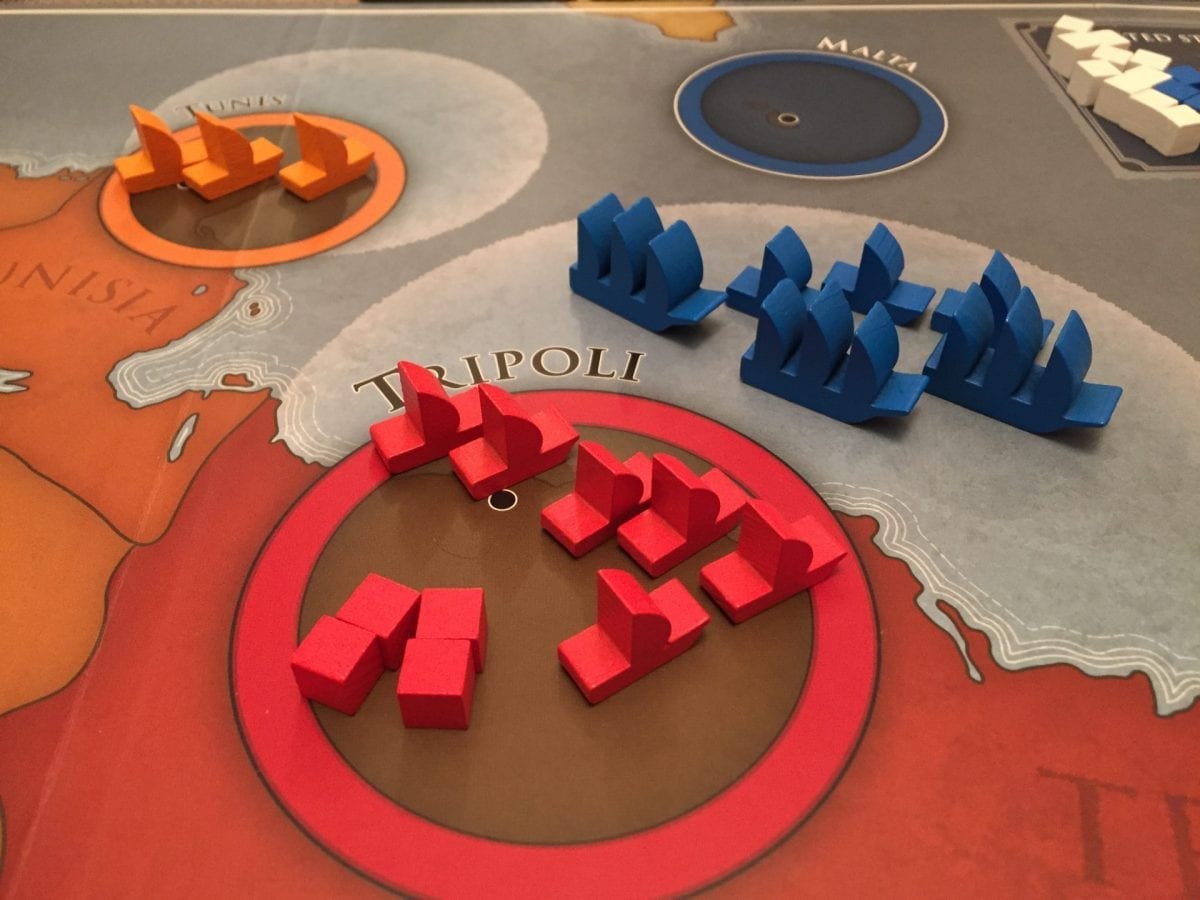The Shores of Tripoli Game Review – Meeple Mountain