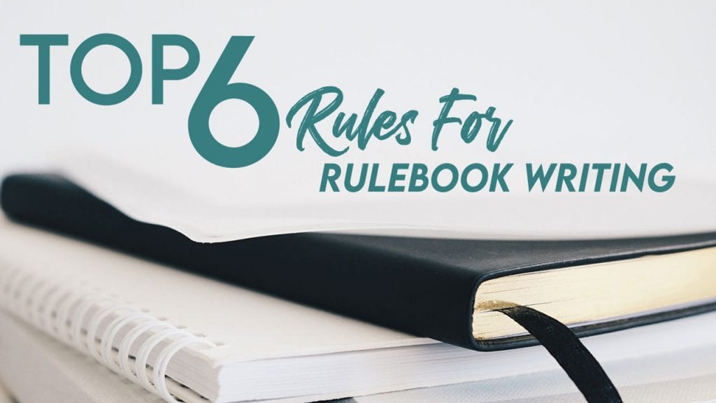 Top Six Rules for Rulebook Writing – Meeple Mountain
