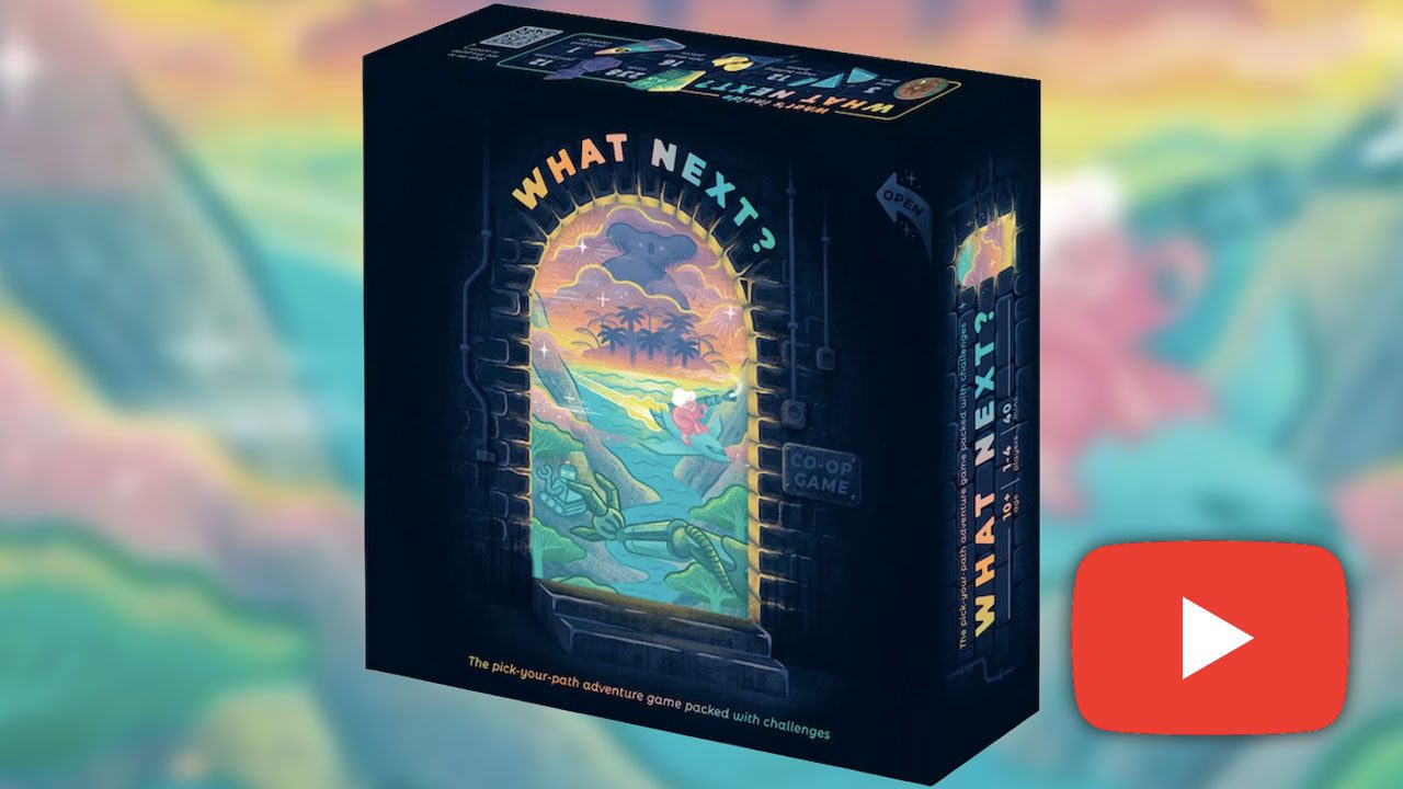 What Next? Game Video Review – Meeple Mountain