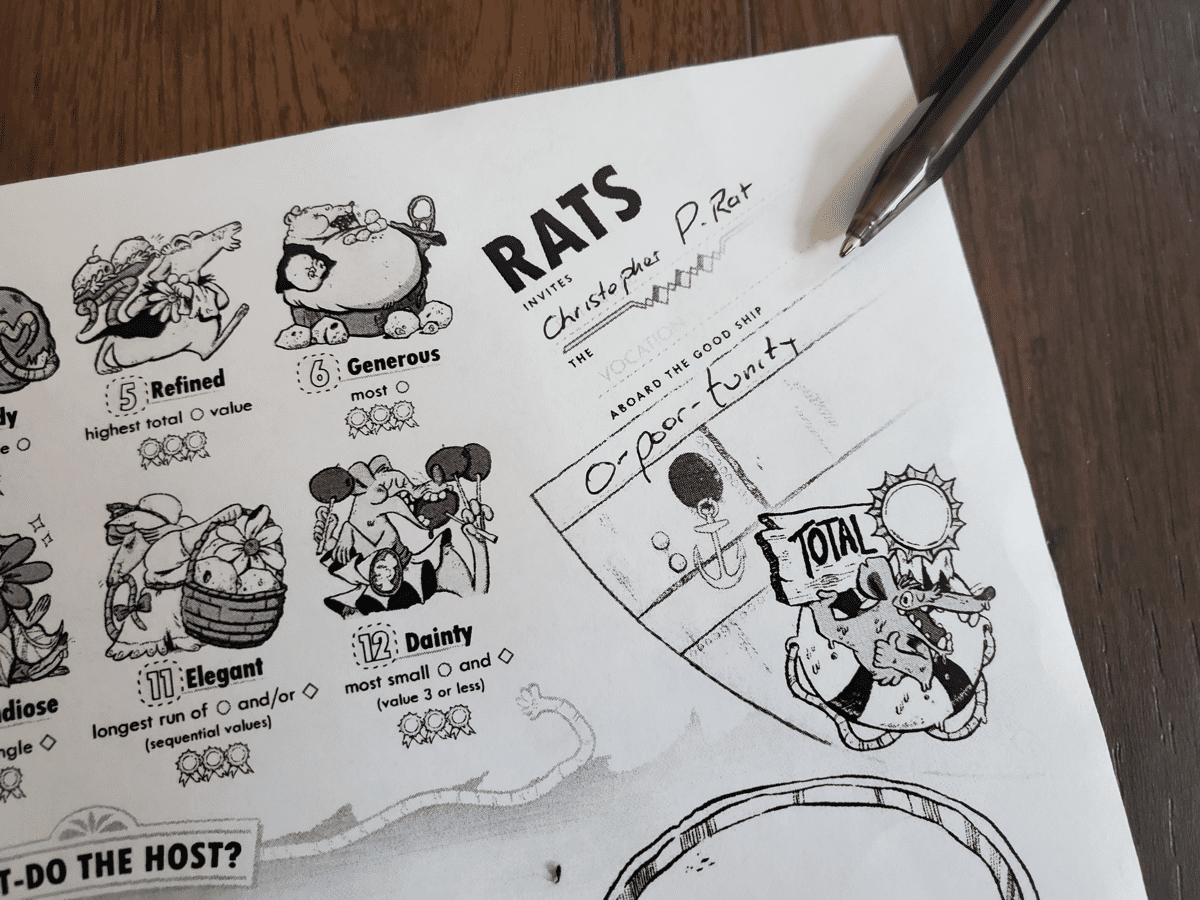 RATS: High Tea at Sea Game Review – Meeple Mountain