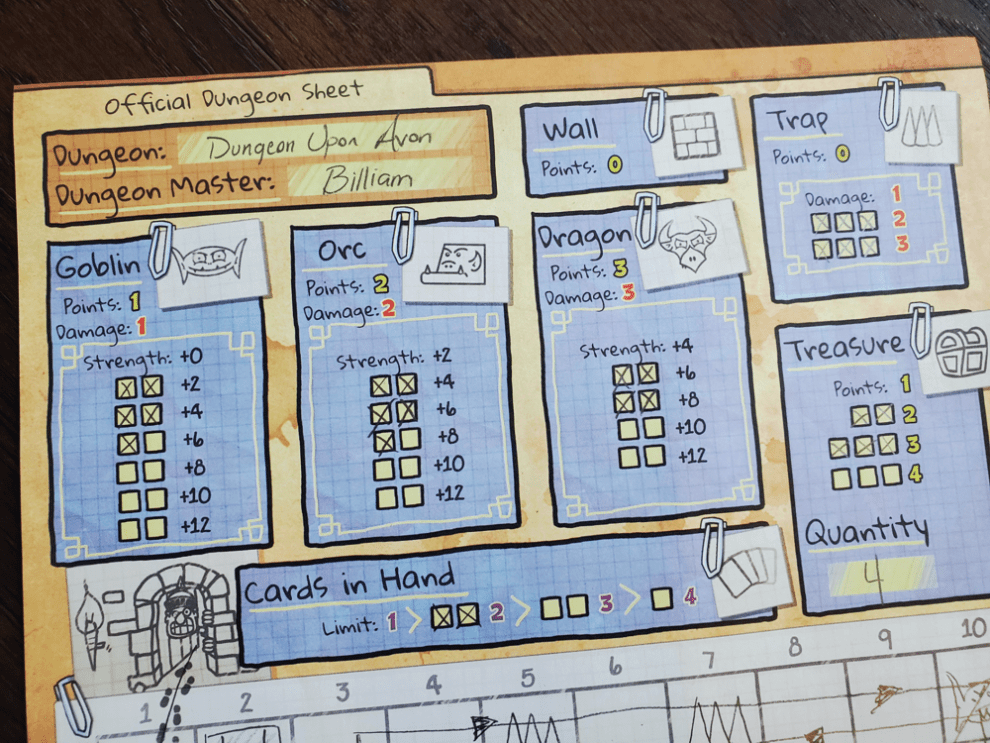 Doodle Dungeon Game Review – Meeple Mountain