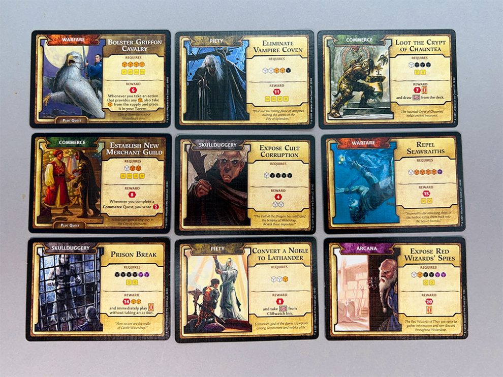 Lords of Waterdeep Game Review – Meeple Mountain