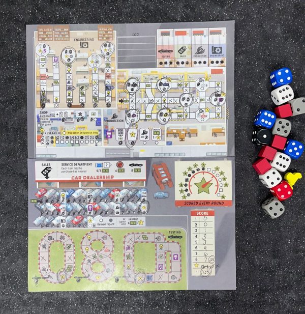 Motor City Game Review – Meeple Mountain