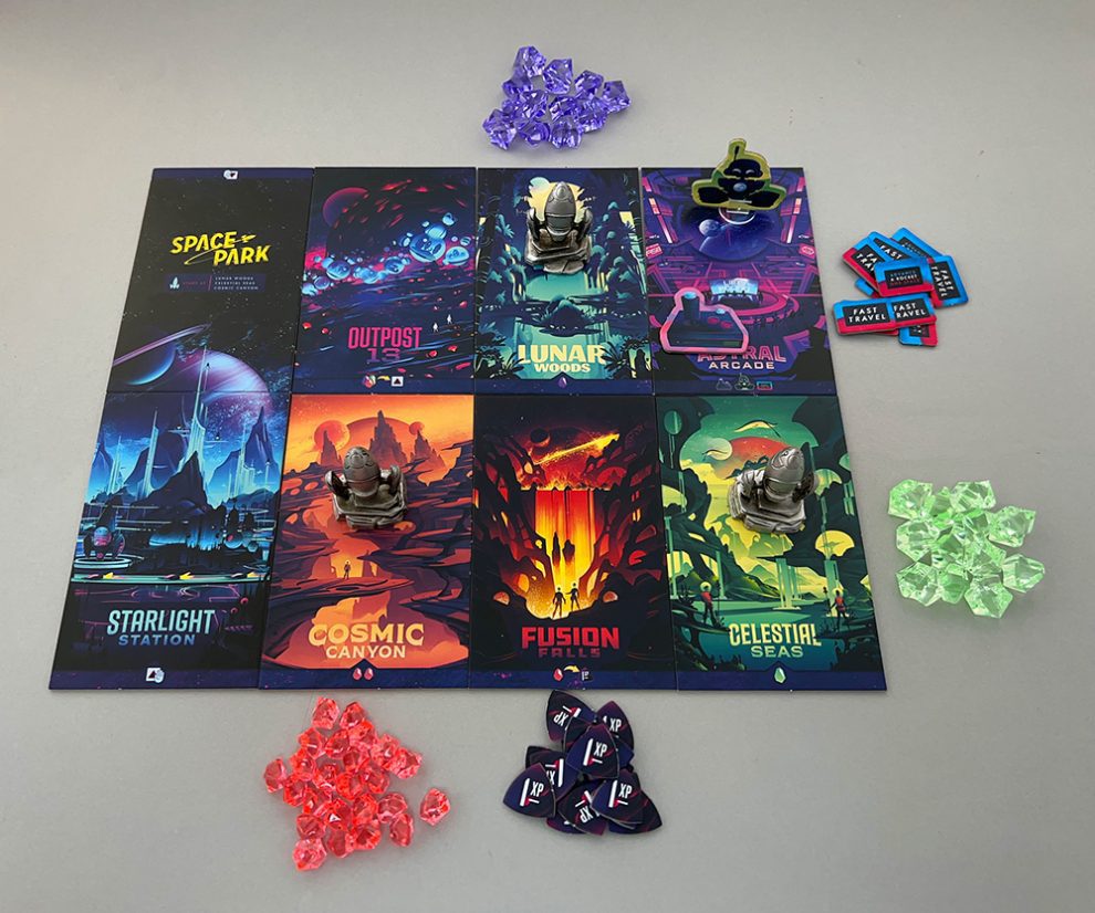 Retro Space Age Adventure with Space Park Game Review – Meeple Mountain