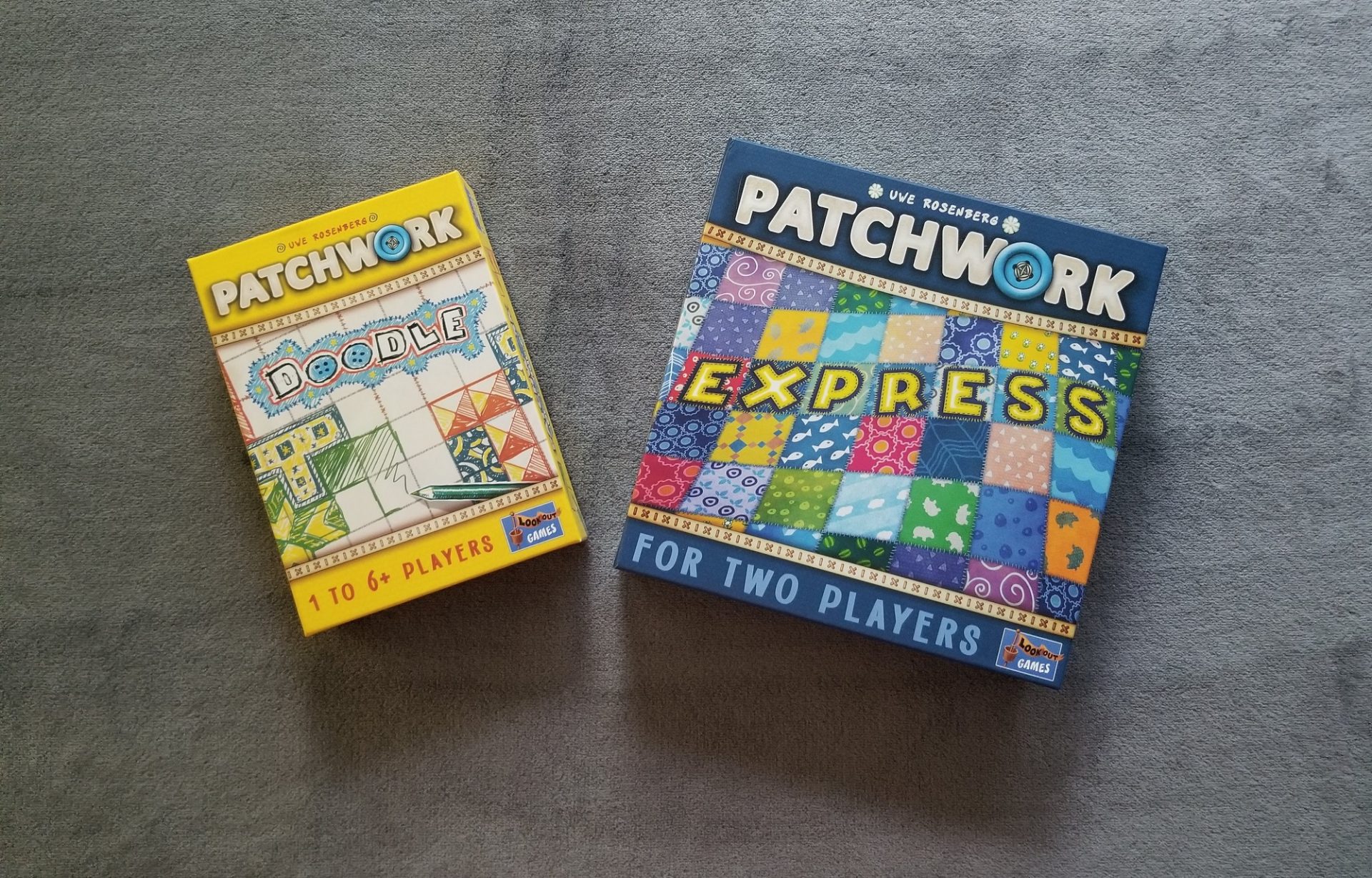 Ave Uwe: Patchwork Doodle and Express Game Review – Meeple Mountain