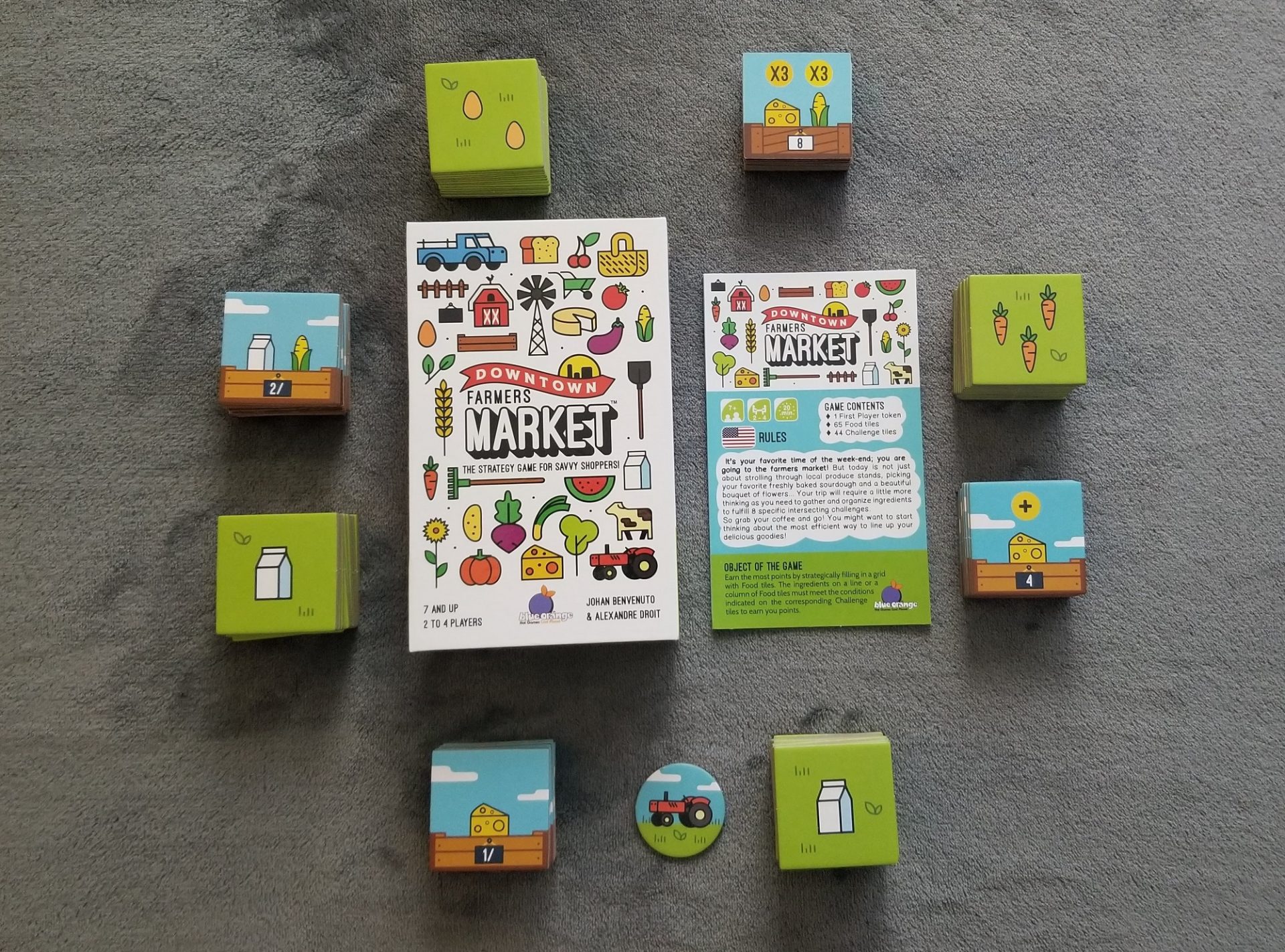 Downtown Farmers Market Game Review – Meeple Mountain