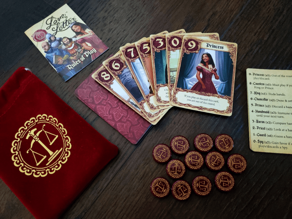 Love Letter (2019) Game Review – Meeple Mountain
