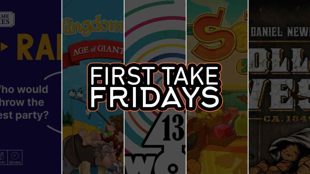 First Take Friday – Rankster, Kingdomino: Age of Giants, 13 Words ...