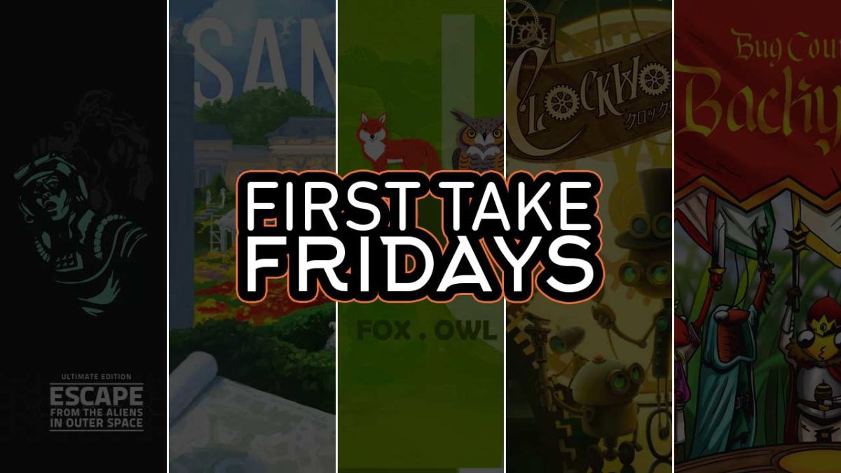 First Take Friday – Escape from the Aliens in Outer Space, Sanssouci ...