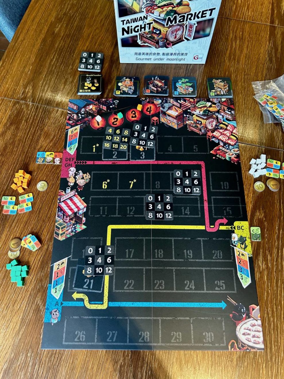 Taiwan Night Market Game Review – Meeple Mountain