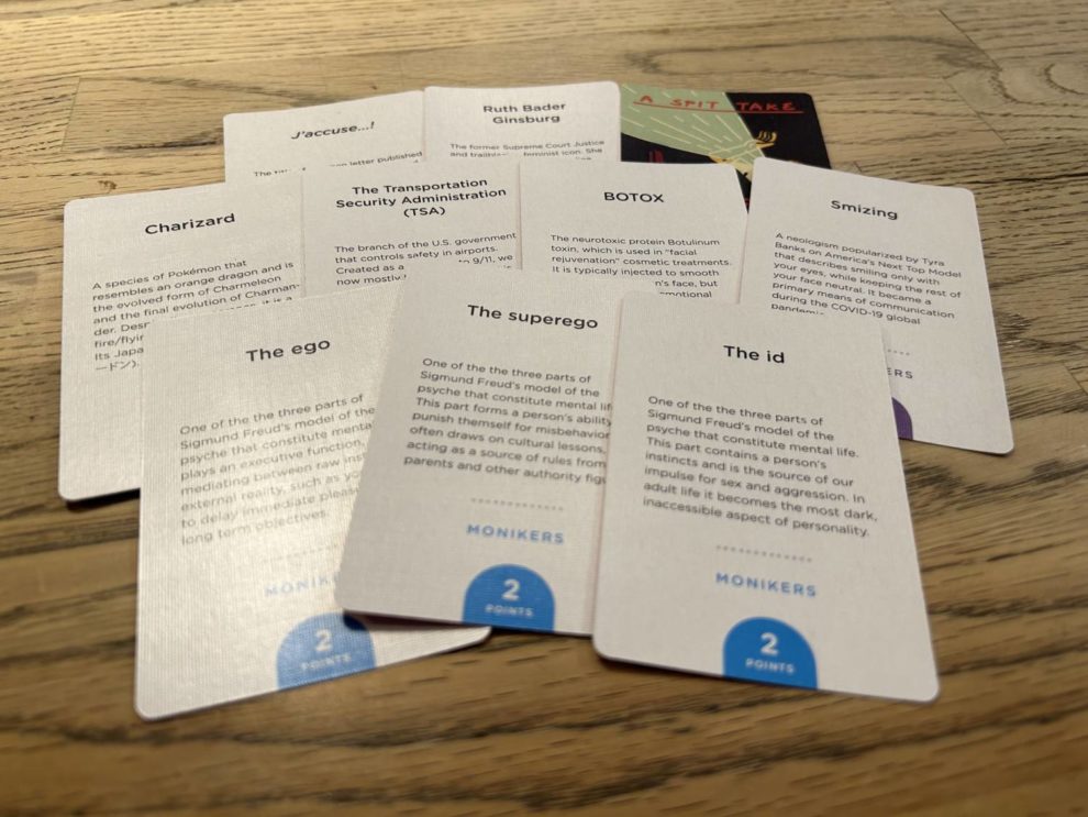 Monikers Game Review – Meeple Mountain