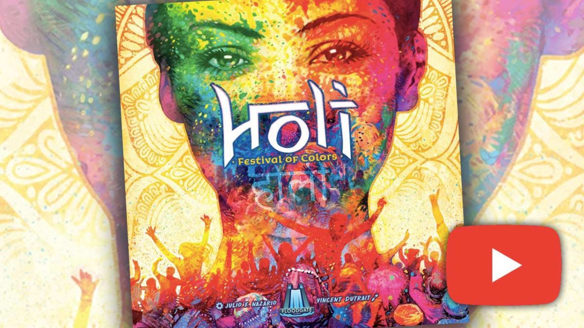 Holi: Festival of Colors Game Video Review – Meeple Mountain