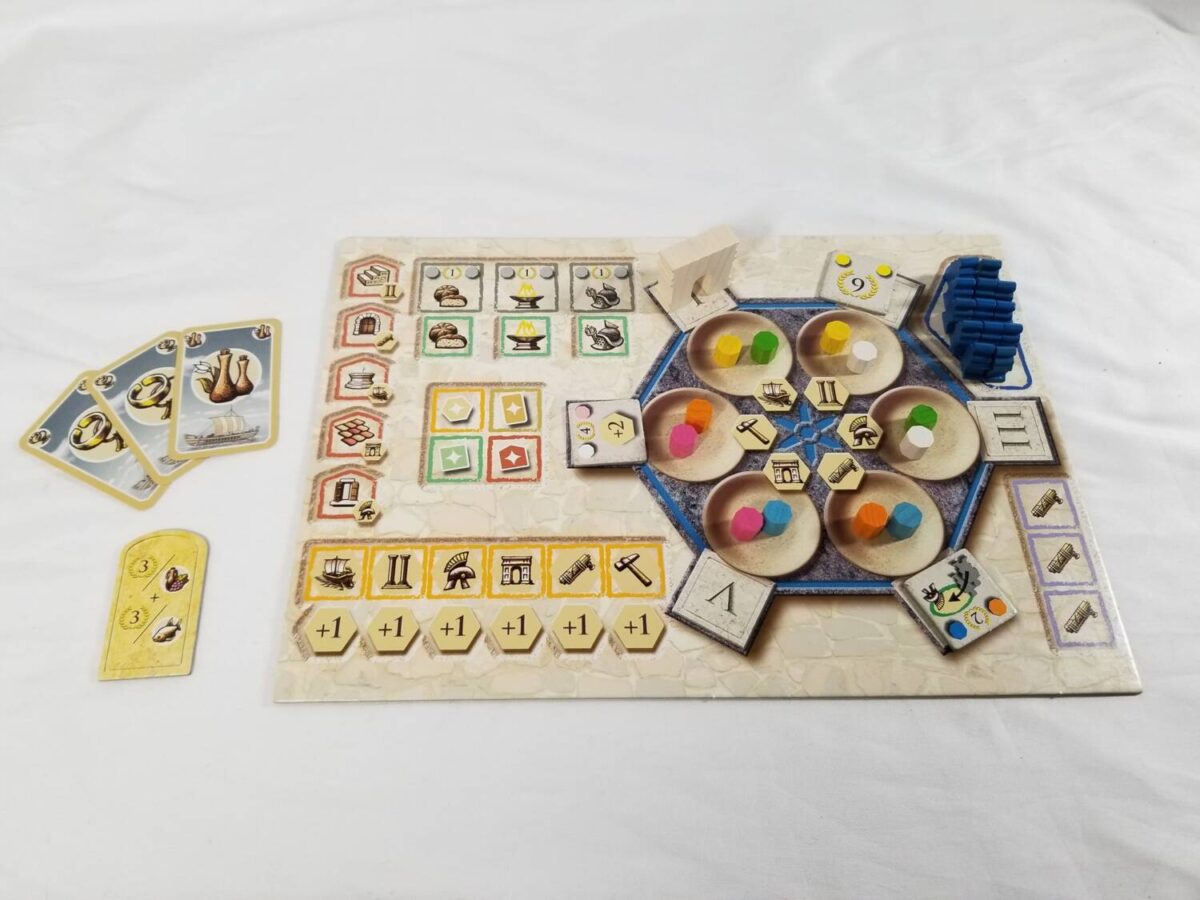 Focused on Feld: Trajan Game Review – Meeple Mountain