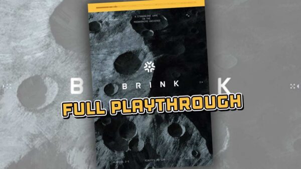 Brink Game Full Playthrough – Meeple Mountain