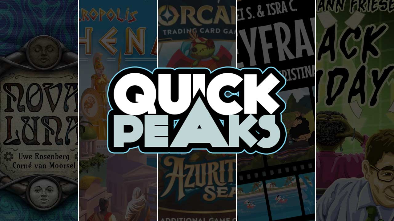 Quick Peaks – Nova Luna, Akropolis: Athena, Disney Lorcana: Azurite Sea ...