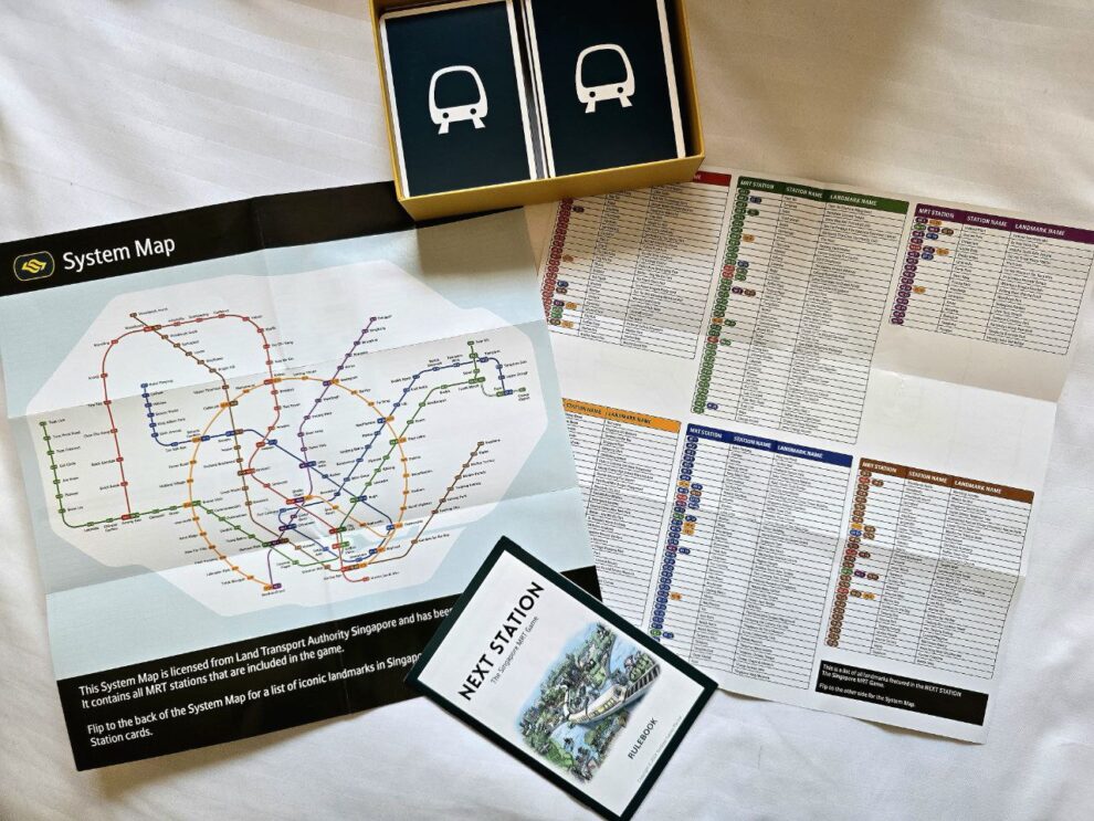Next Station: The Singapore MRT Game Review – Meeple Mountain