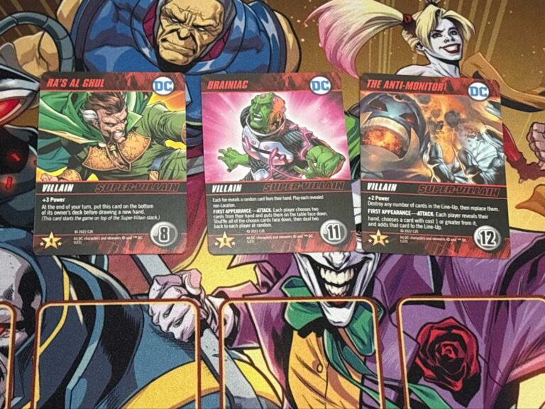 DC Deck-Building Game Review – Meeple Mountain