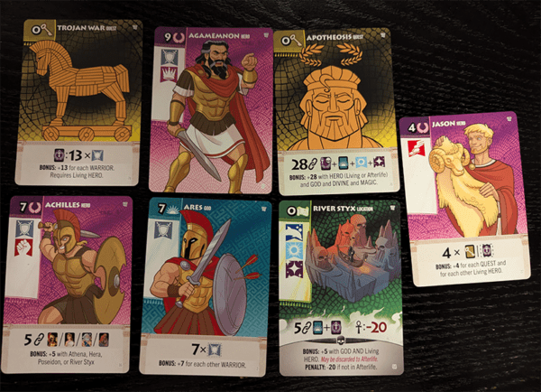 Fantasy Realms: Greek Legends Game Review – Meeple Mountain