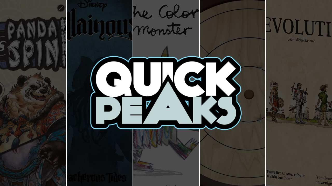 Quick Peaks – Panda Spin, Disney Villainous: Treacherous Tides, The ...